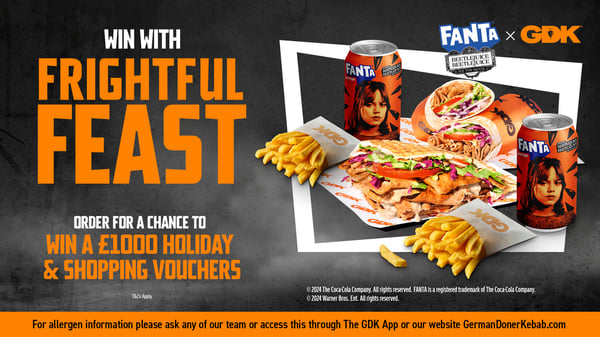 Order a Frightful Feast Bundle with Fanta for the chance to win a £1000 ...